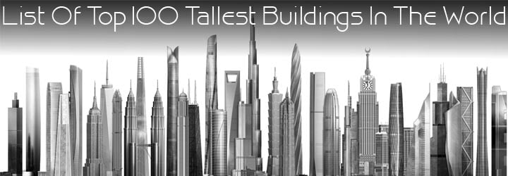 List Of Top 100 Tallest Buildings In The World With Fact File