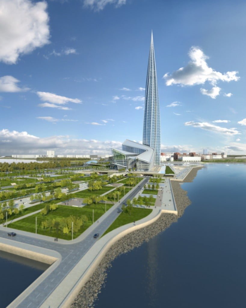 Architecture of Lakhta Center complex in St. Petersburg Russia - Kadva Corp