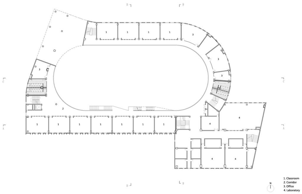 Rooftop running track shapes modern school building design - Page 2 of ...