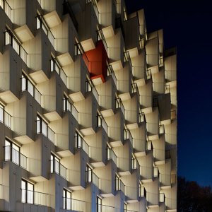 Modern Architecture Design Elements Staggered form Hotel