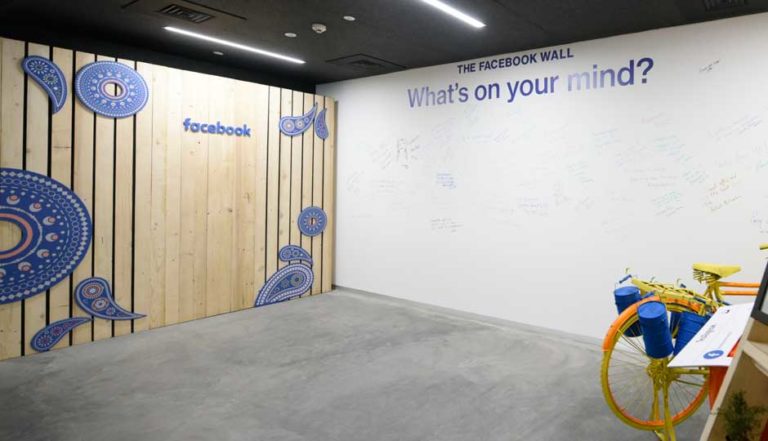 Facebook Mumbai Office Interior Design Photos and Detail - Kadva Corp