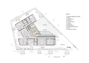 Contemporary architecture of modern fort house by SPA, India - Kadva Corp