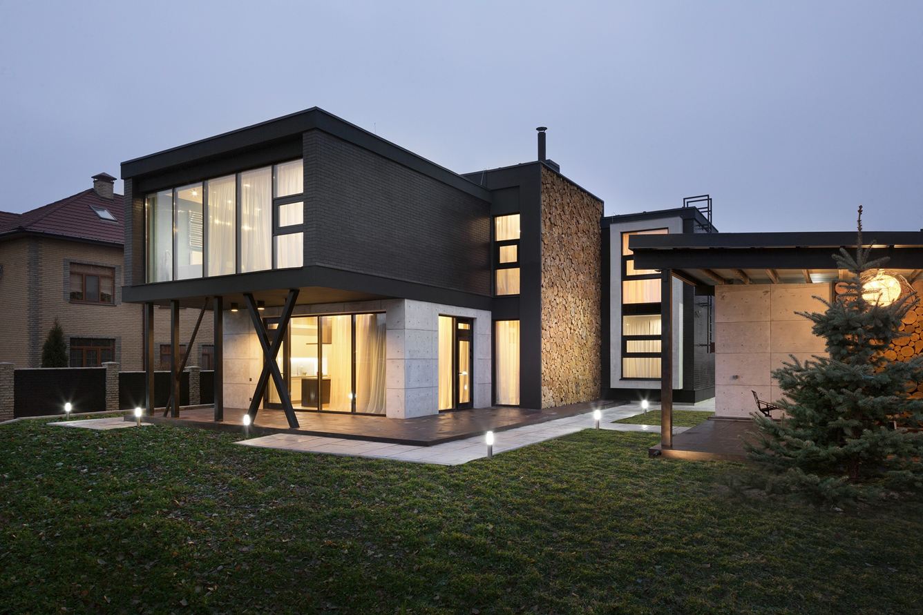 Contemporary Box Houses Design By Sergey Makhno In Kiev