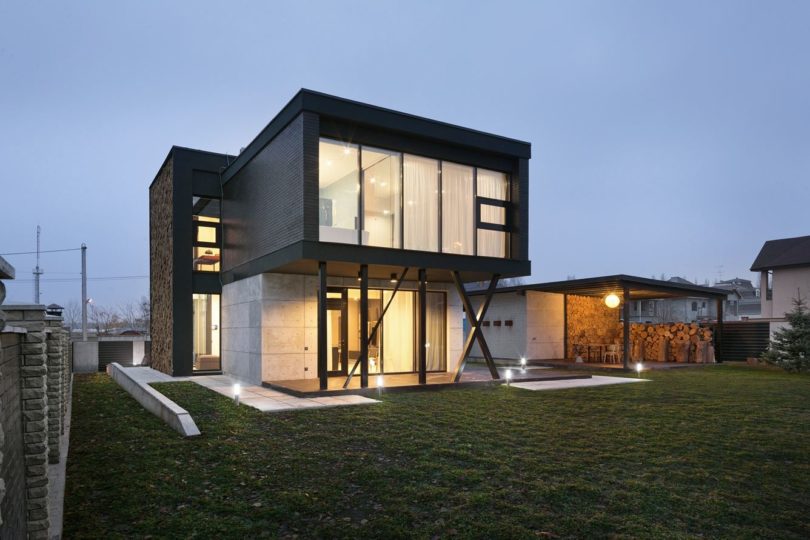 Contemporary Box Houses Design By Sergey Makhno In Kiev