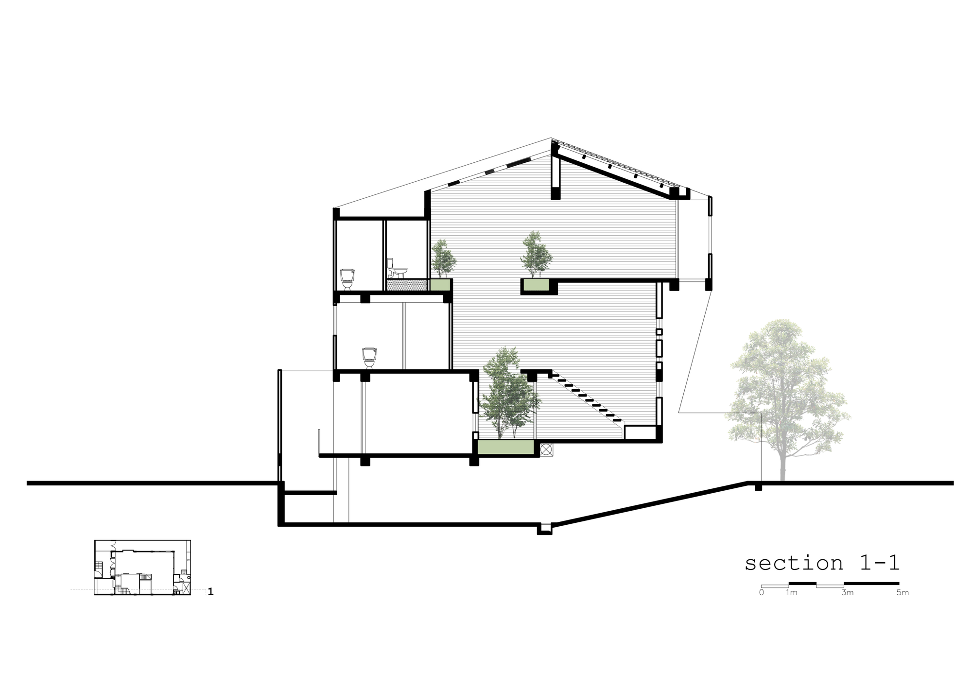 Flexible house architecture of 2H house in Vietnam - Kadva Corp