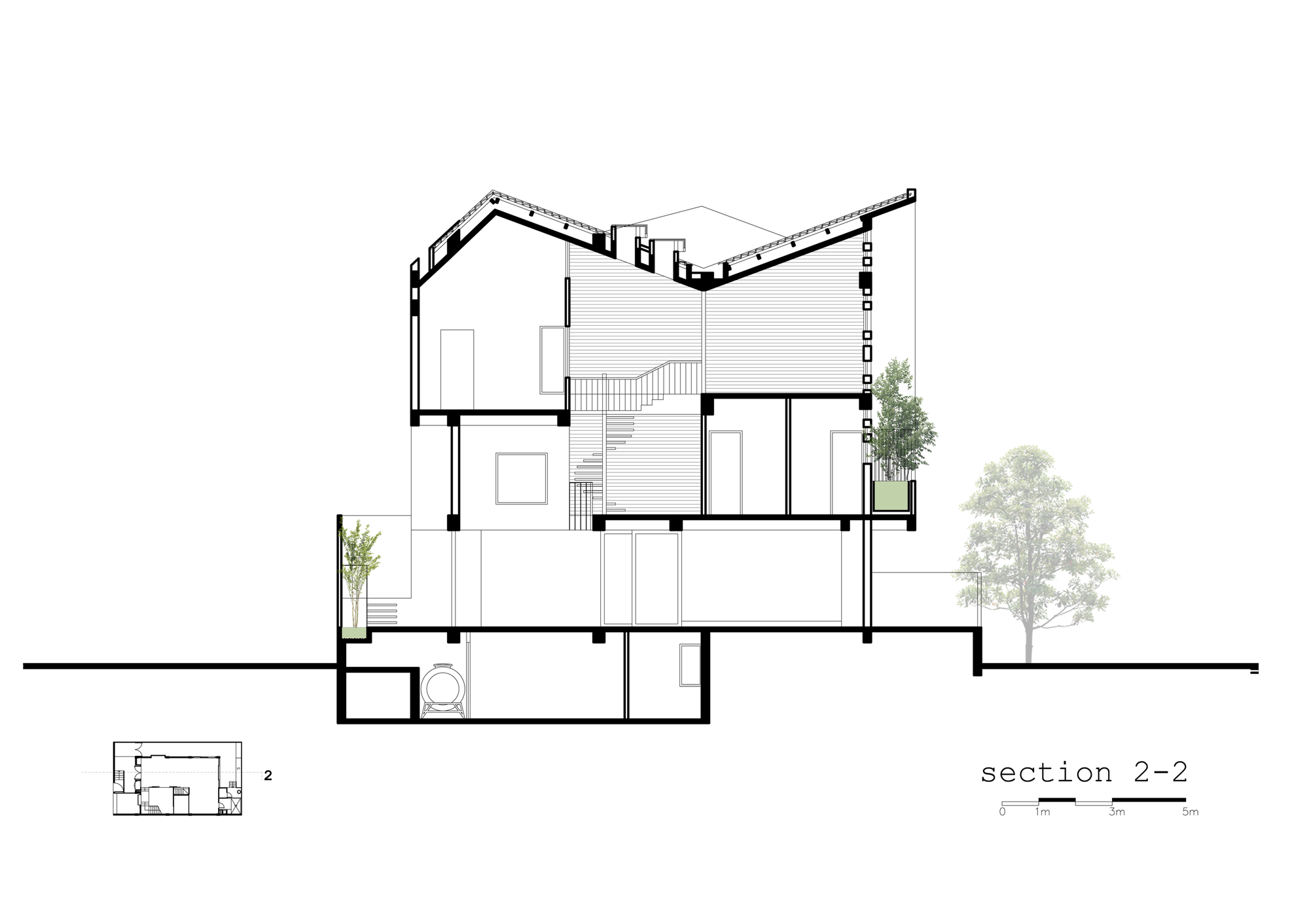 Flexible house architecture of 2H house in Vietnam - Kadva Corp
