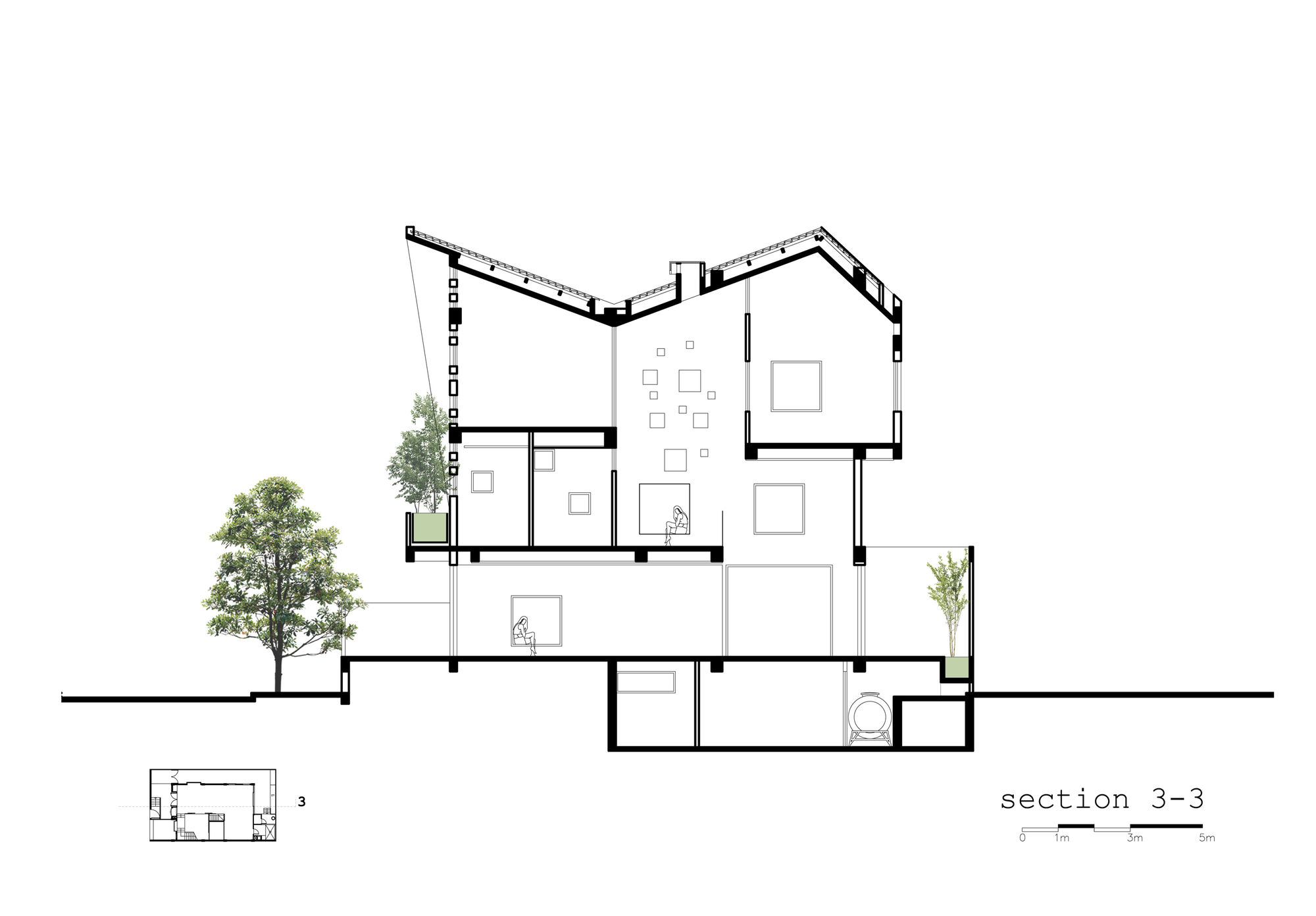 Flexible house architecture of 2H house in Vietnam - Kadva Corp