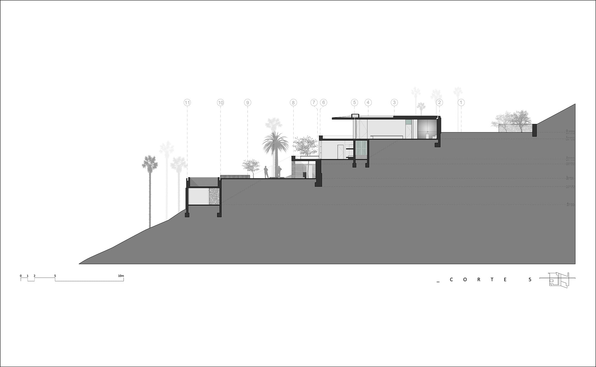 Hill side house design - A modern Peruvian architecture - Kadva Corp
