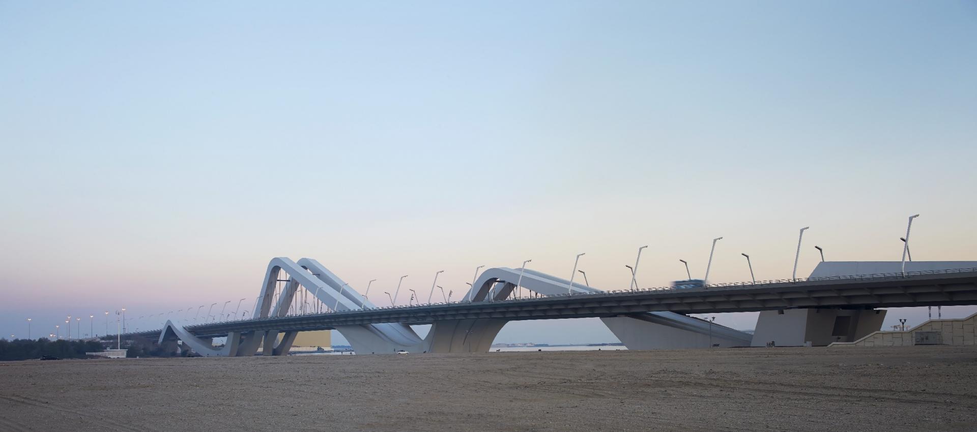 Sheikh Zayed Bridge Construction Architecture by Zaha Hadid