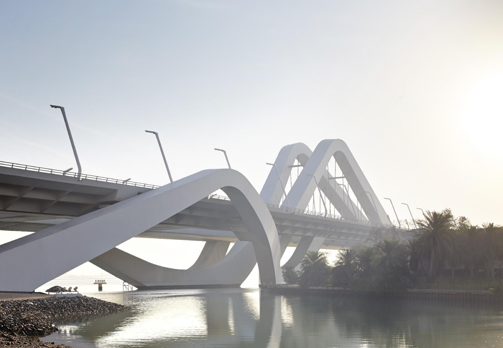 Sheikh Zayed Bridge Construction Architecture by Zaha Hadid
