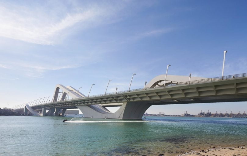 Sheikh Zayed Bridge Construction Architecture by Zaha Hadid