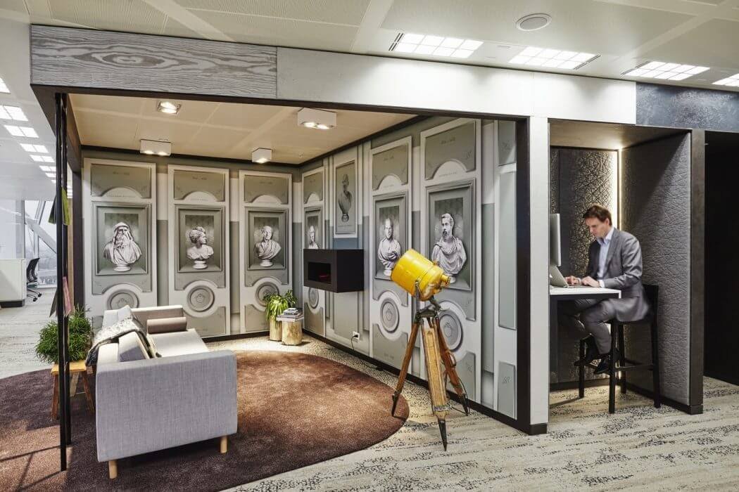 Office Interior Design Ideas with Lay Back Working Theme - Kadva Corp