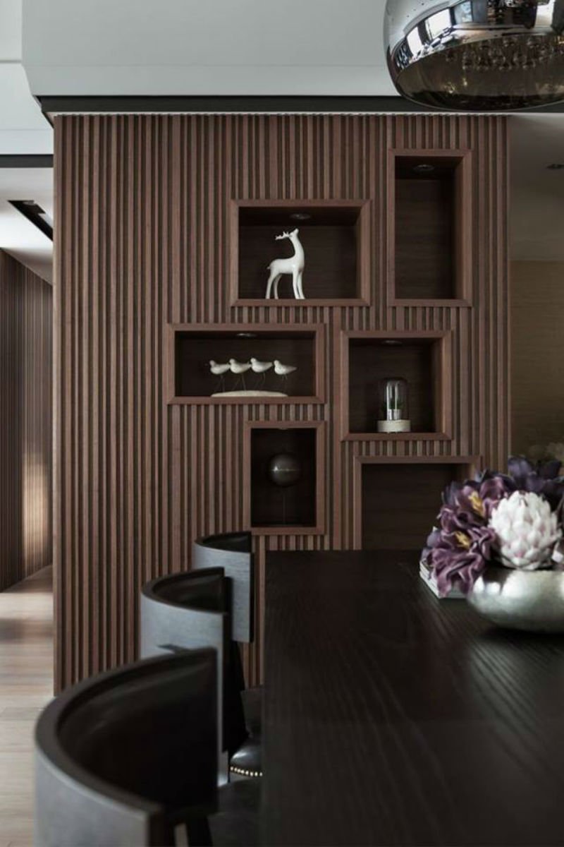 Room Dividers Ideas - Wooden partition wall Design for Home - Kadva Corp
