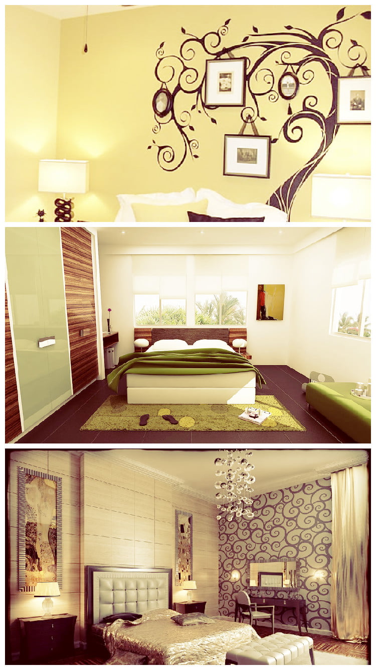 101 Best Bedroom wall art décor ideas with canvas painting, metal ...