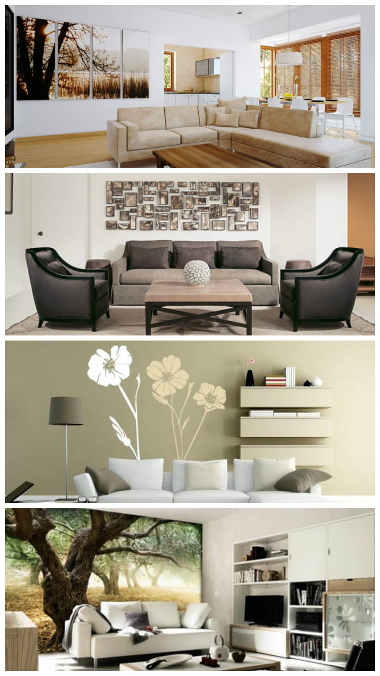 100 Living room wall art ideas – Creative wall decorations pictures of ...