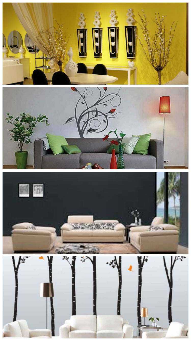 100 Living room wall art ideas – Creative wall decorations pictures of ...