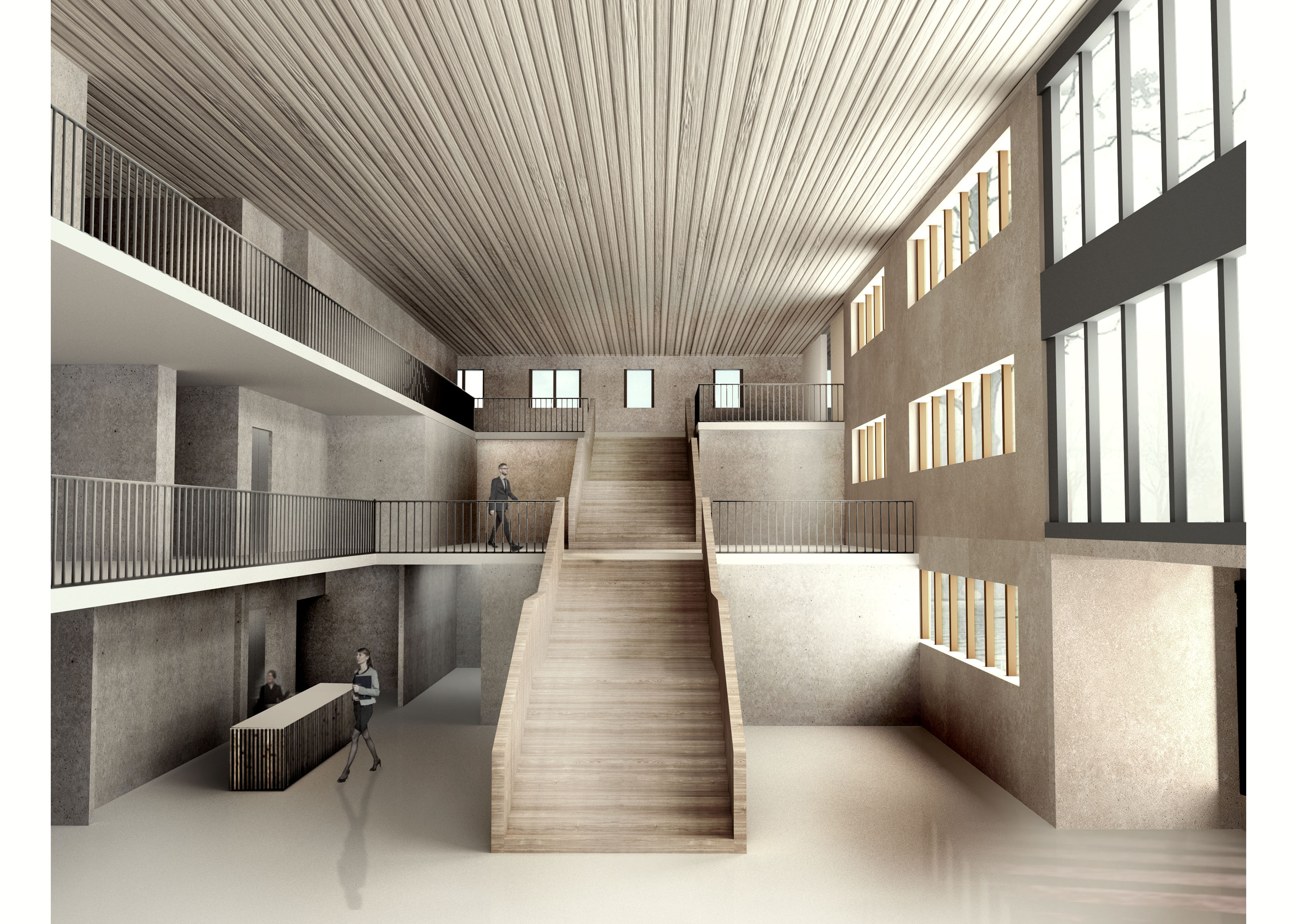 Modern vernacular architecture of new annex building of ICIMOD in Nepal ...