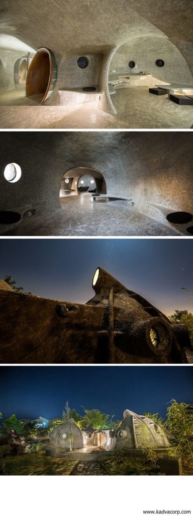 Poetic play of organic form in architecture of Gumpha House - Kadva Corp