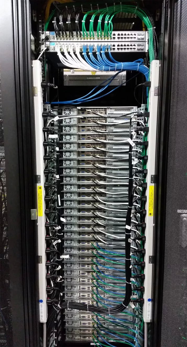 Examples of data center cable management best practice tips