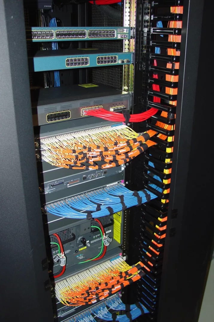 Examples of data center cable management best practice tips