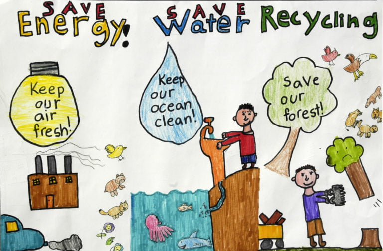 50 Ways to save water poster pictures and slogans lines for kids’ projects - Kadva Corp
