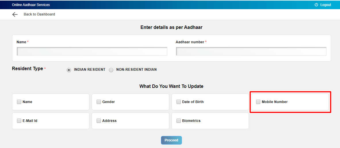 How to Change or Update your Mobile Number in Aadhaar Card? - Kadva Corp