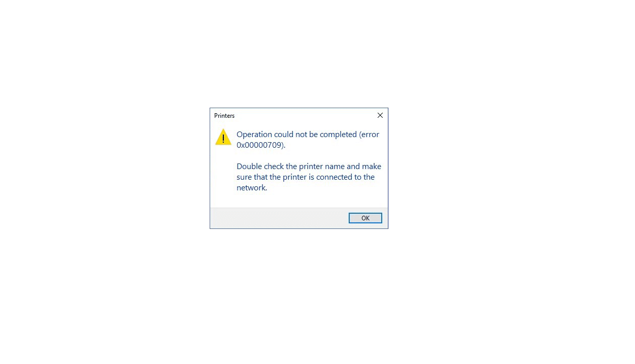 How To Fix Error 0x00000709 Printer Share Problem - Kadva Corp