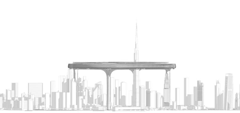 Dubai of Ma'ale: the ringed metropolis will surround the tallest ...