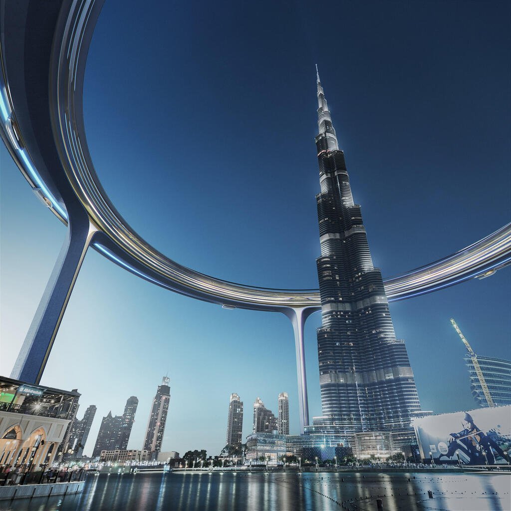 Dubai of Ma'ale: the ringed metropolis will surround the tallest ...
