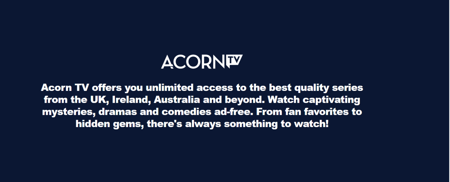 How To Watch Acorn TV In India - Kadva Corp