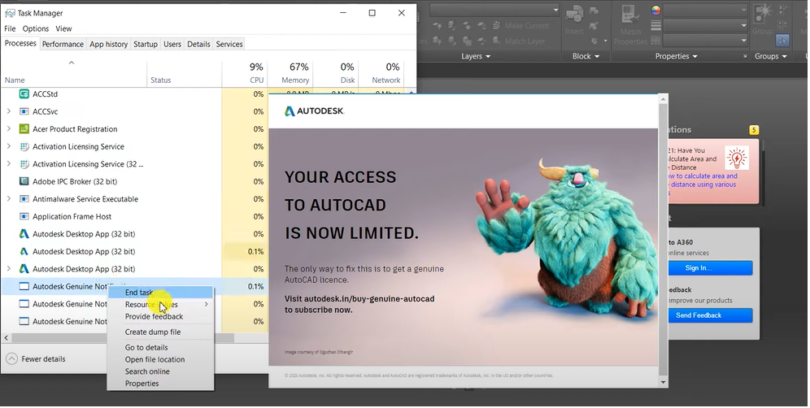 How To Fix Autodesk Genuine Service Error - Kadva Corp