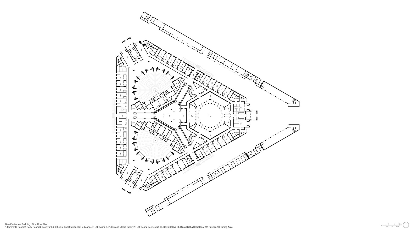 New Parliament Building of India by HCP Design Planning and Management ...