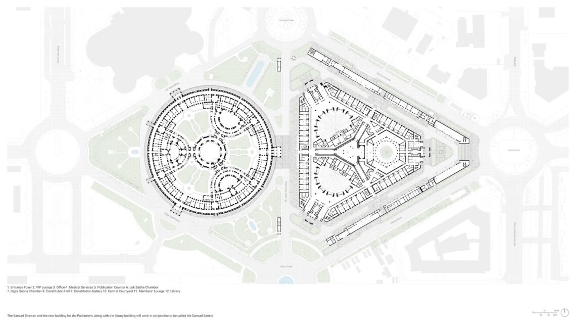 New Parliament Building of India by HCP Design Planning and Management ...