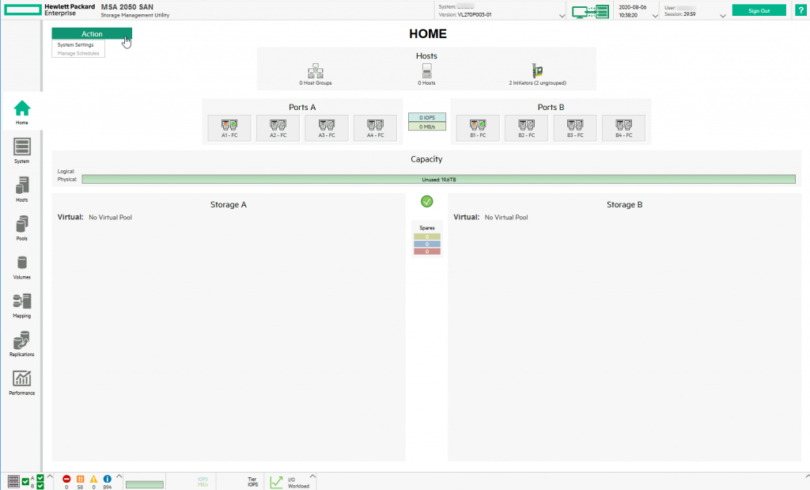 How to configure HPE MSA controller IP manually using cli port - Kadva Corp